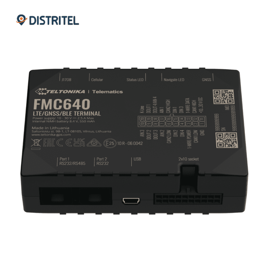 GPS FMC640 (4G) - Distritel GPS